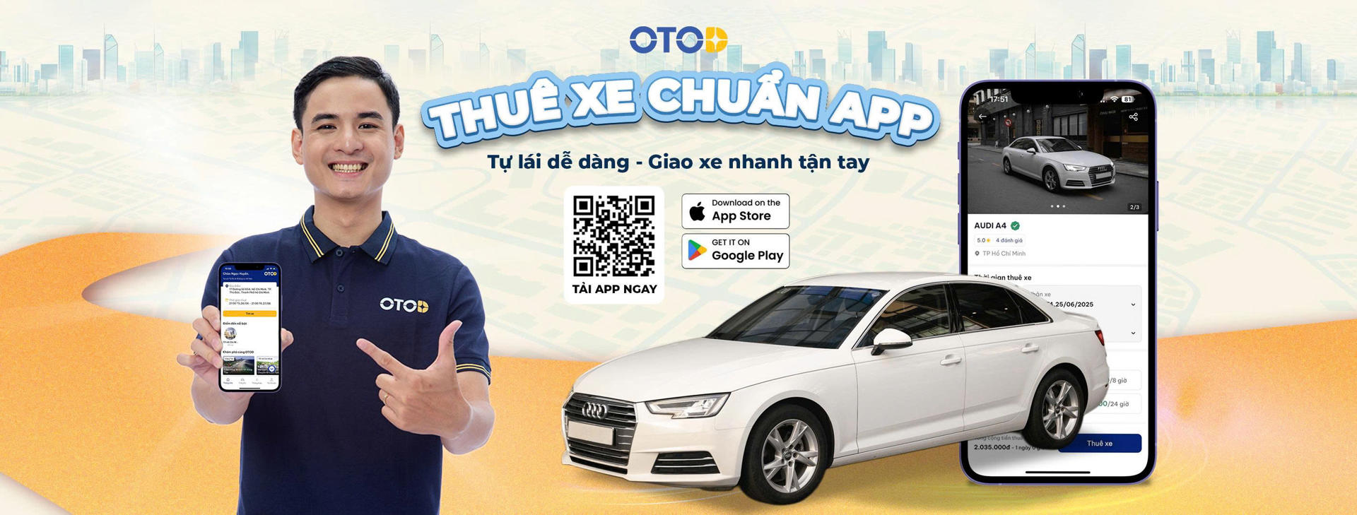 OTOD TỰ LÁI TỰ DO | THUÊ XE NHANH 24/7